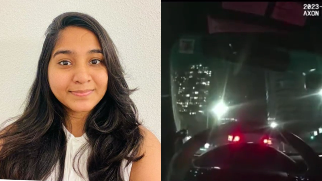 Bodycam footage resurfaces showing US cop 'laughing' after police car ...
