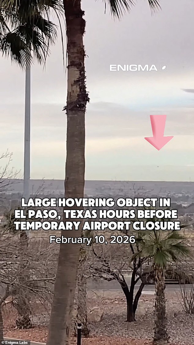 Eyewitness video of mysterious craft hovering over El Paso upends Trump ...