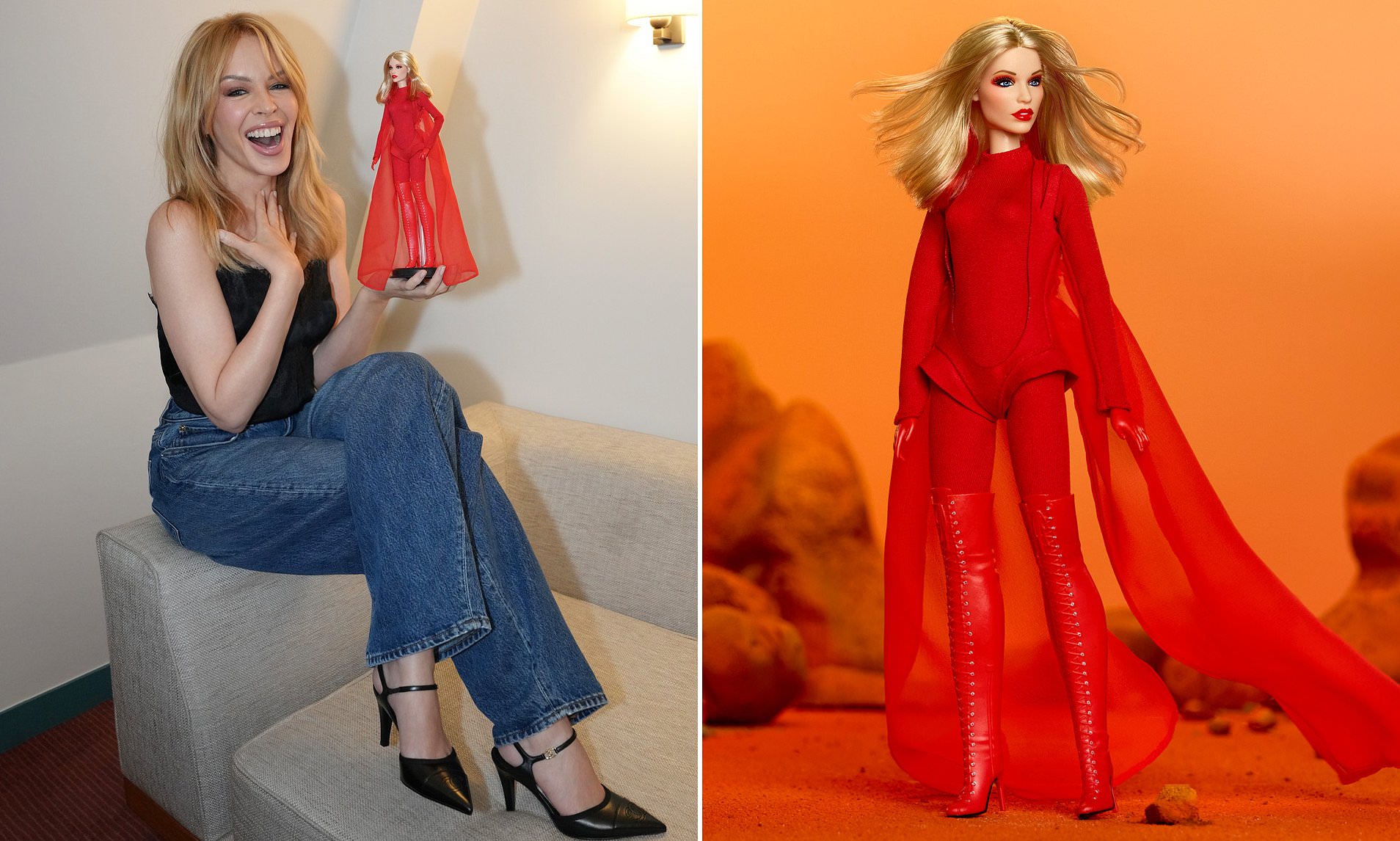 She's a Barbie girl! Kylie Minogue launches Padam Padam inspired ...