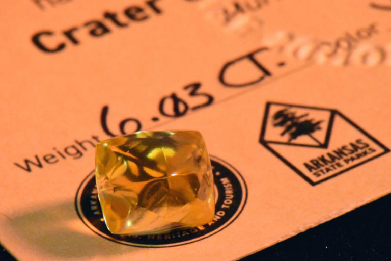 Arkansan unearths 6.03-carat diamond during livestream from Crater of ...