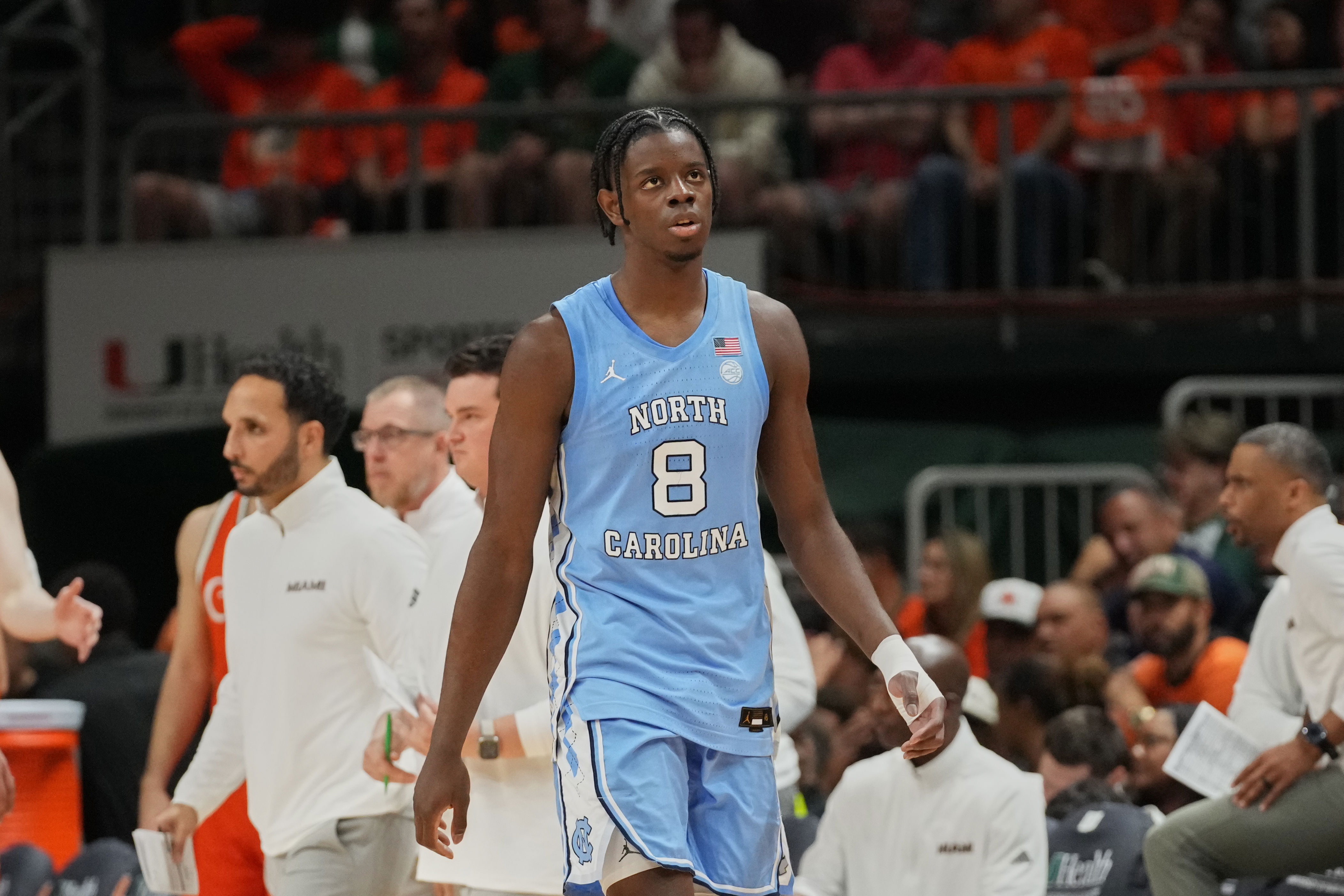 North Carolina's Caleb Wilson out indefinitely with left hand fracture