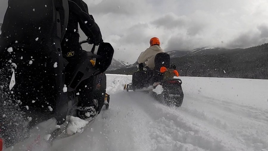 Colorado Parks and Wildlife says take a friend snowmobiling
