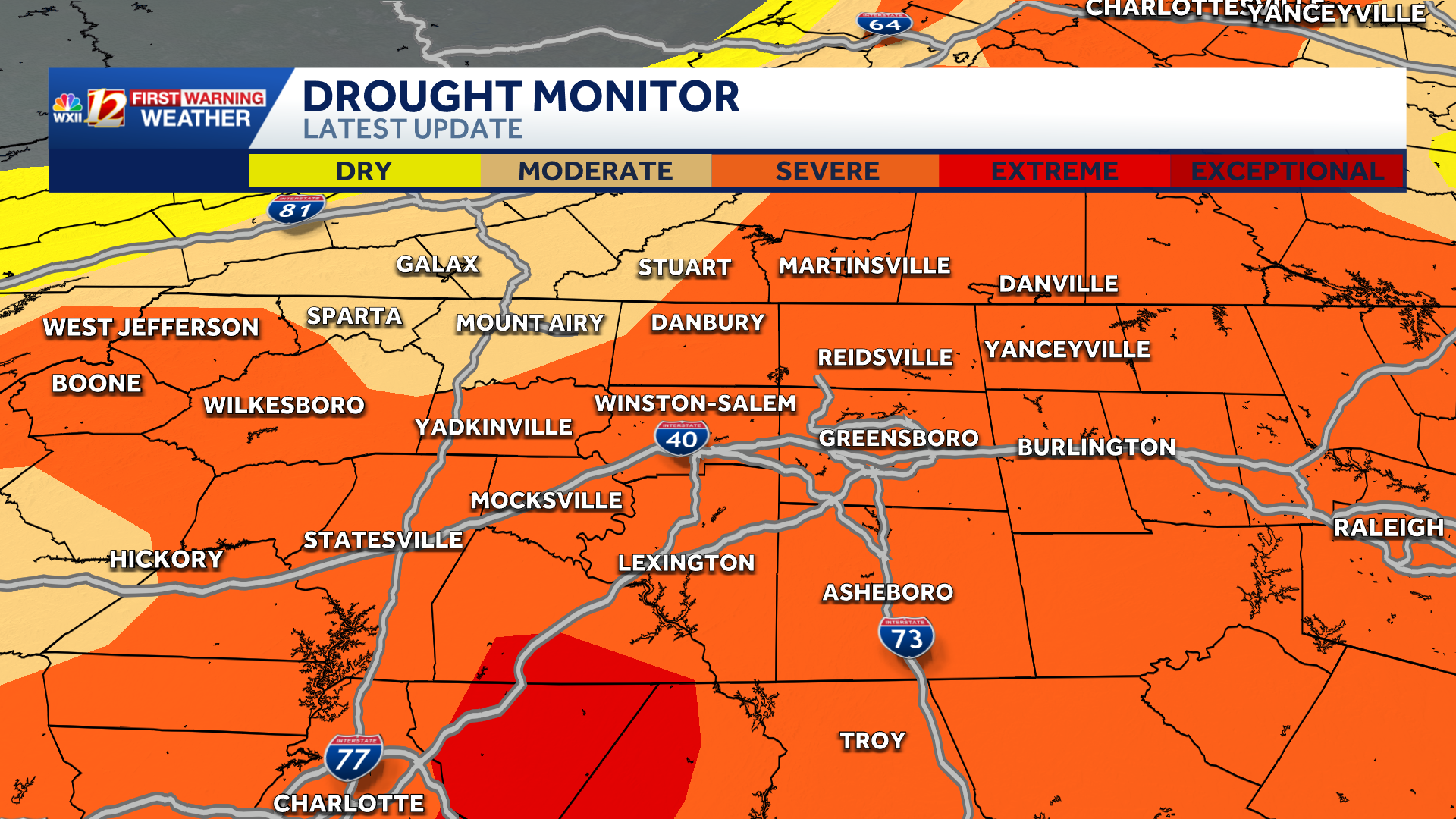 Drought conditions in North Carolina are getting worse | Low river ...
