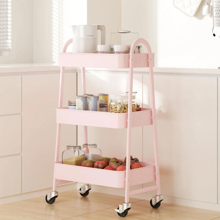 Walmart's $23 Edx rolling cart is a stylish and versatile storage ...