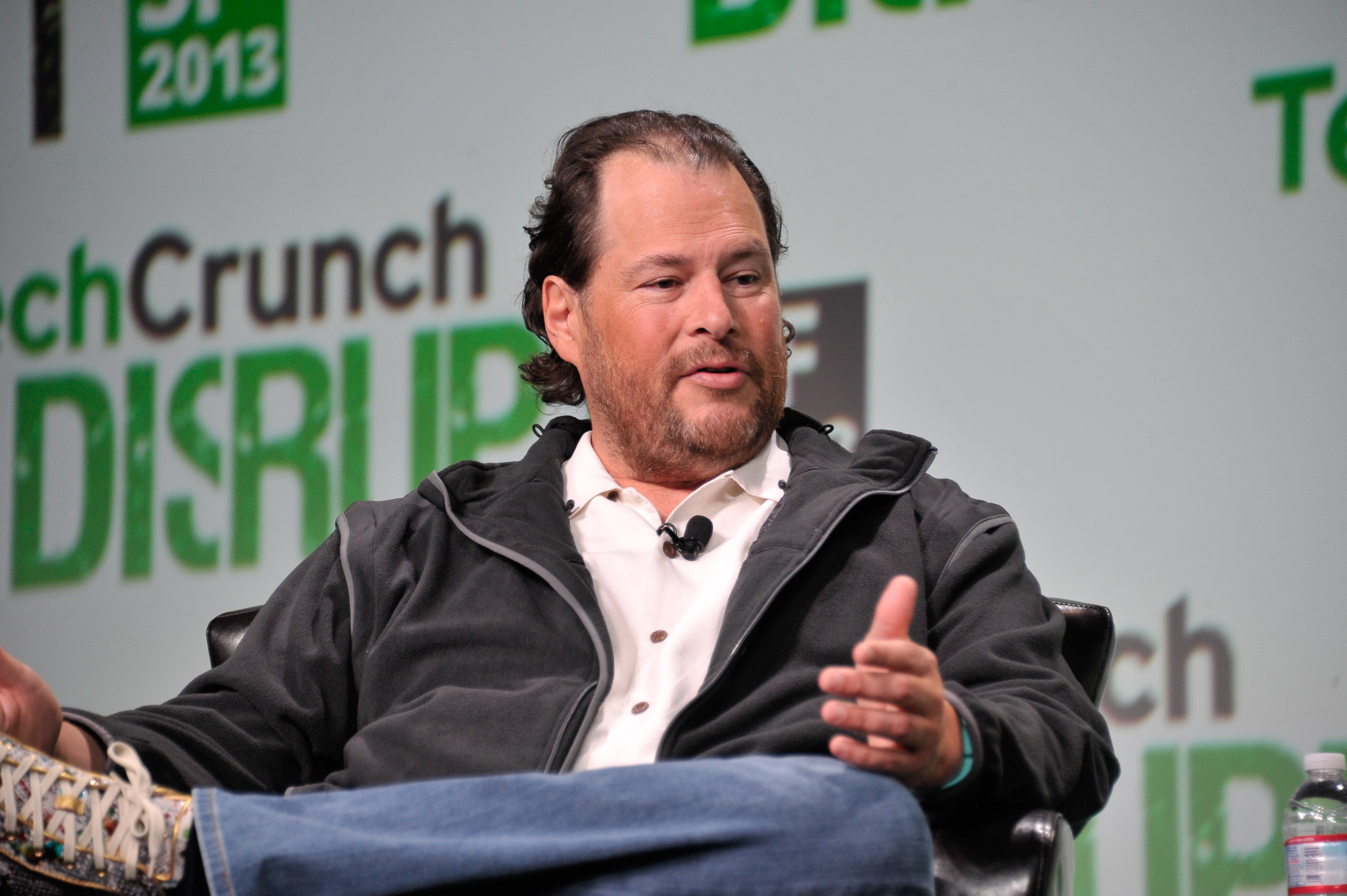 Salesforce CEO Marc Benioff under fire after joking about ICE ...
