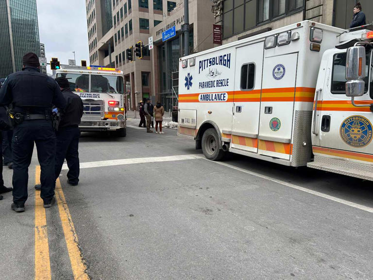 Fatal fall closes Liberty Avenue in Pittsburgh