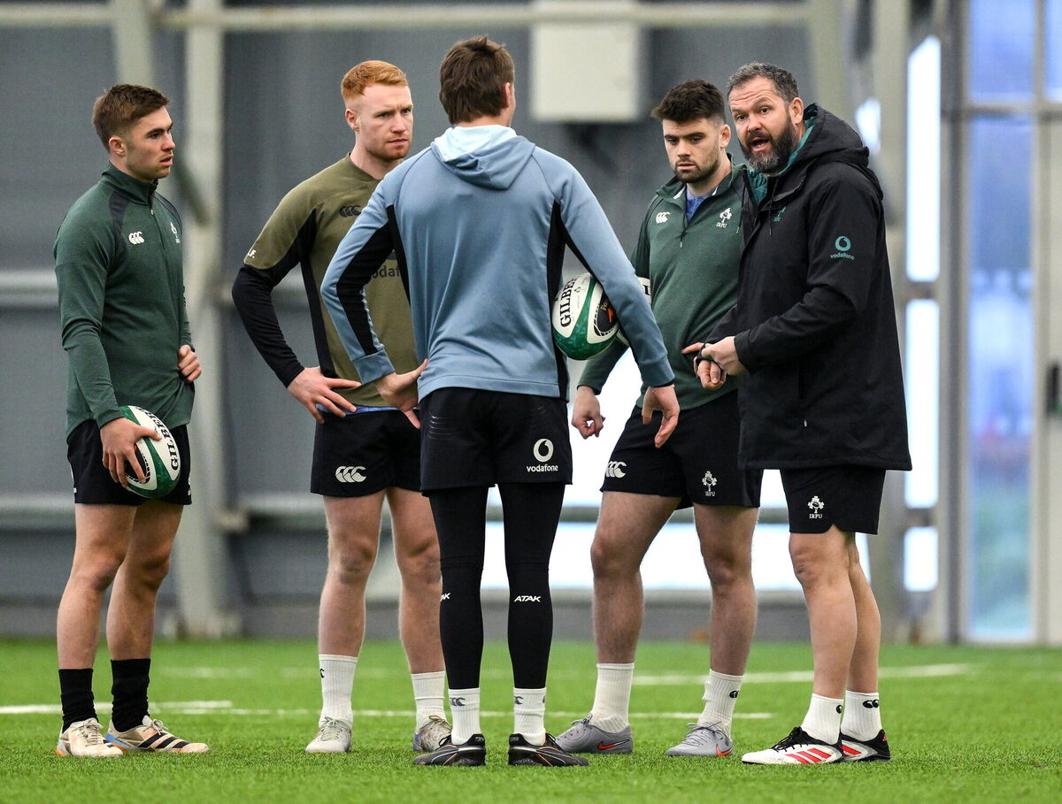 How many cards has Andy Farrell left to play as Ireland head coach?