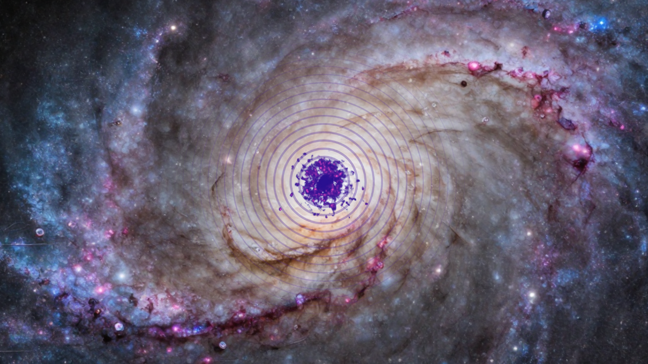 A mysterious gamma-ray stream comes from the Milky Way's center