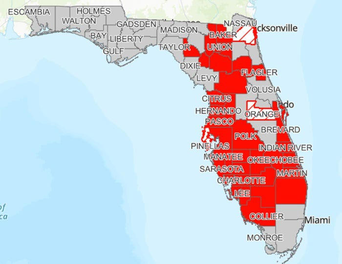Florida burn bans, water restrictions in place. When will we see rain?