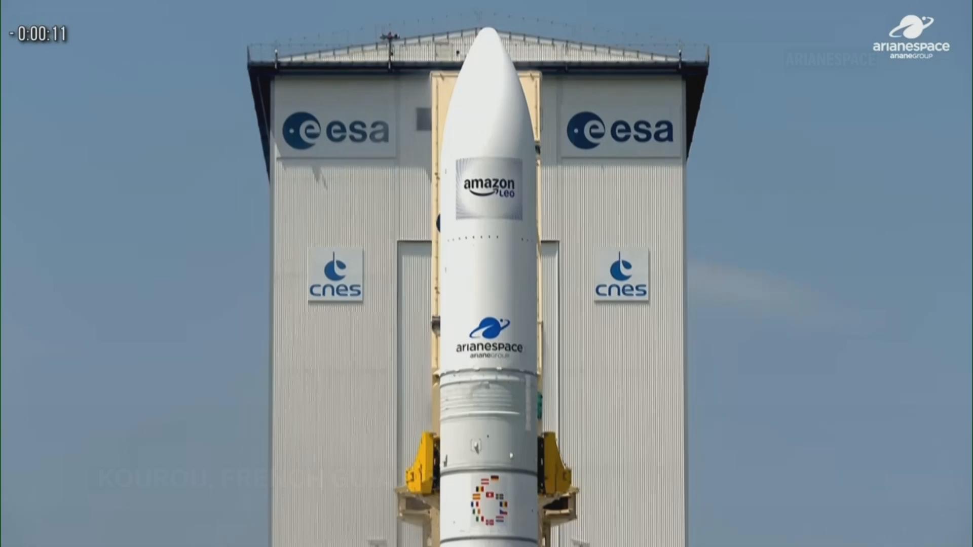 Europe's most powerful rocket Ariane 64 blasts off for maiden launch ...