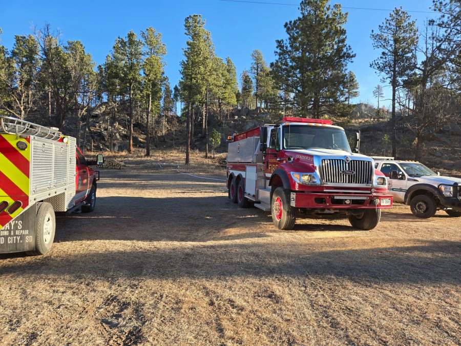 Rockerville Fire Dept. responds to Silver Mt. wildfire