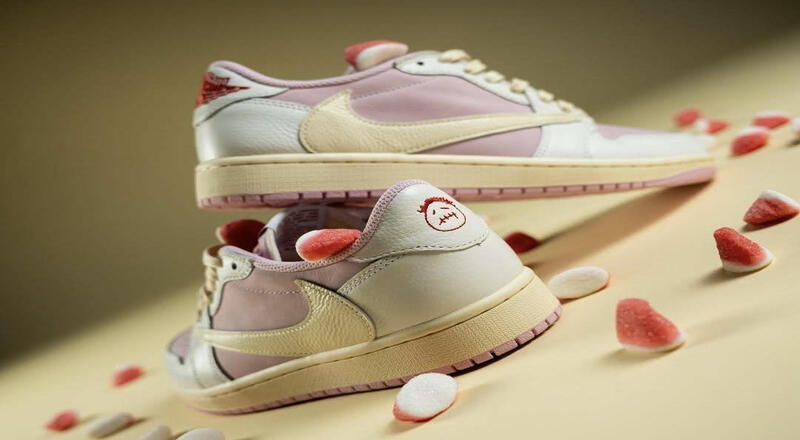Travis Scott x Air Jordan 1 Low OG 'Shy Pink' to be released on May 22