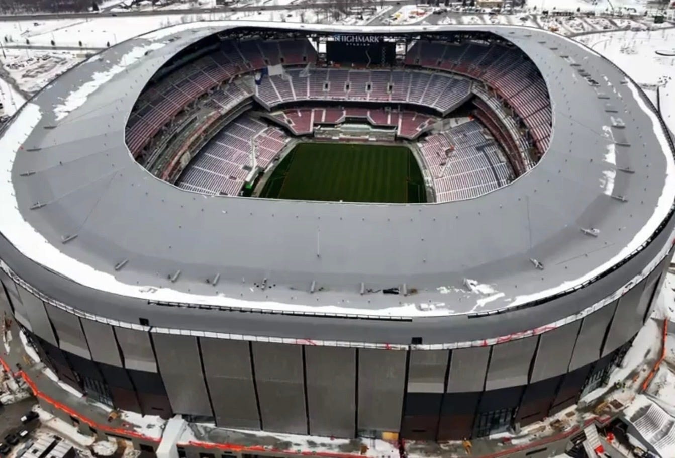 Video: New drone footage captures progress of construction at Highmark ...