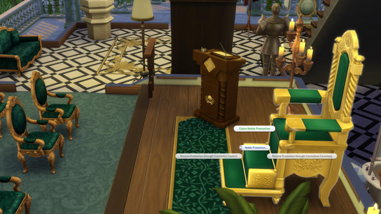 How to become a noble in The Sims 4 Royalty & Legacy