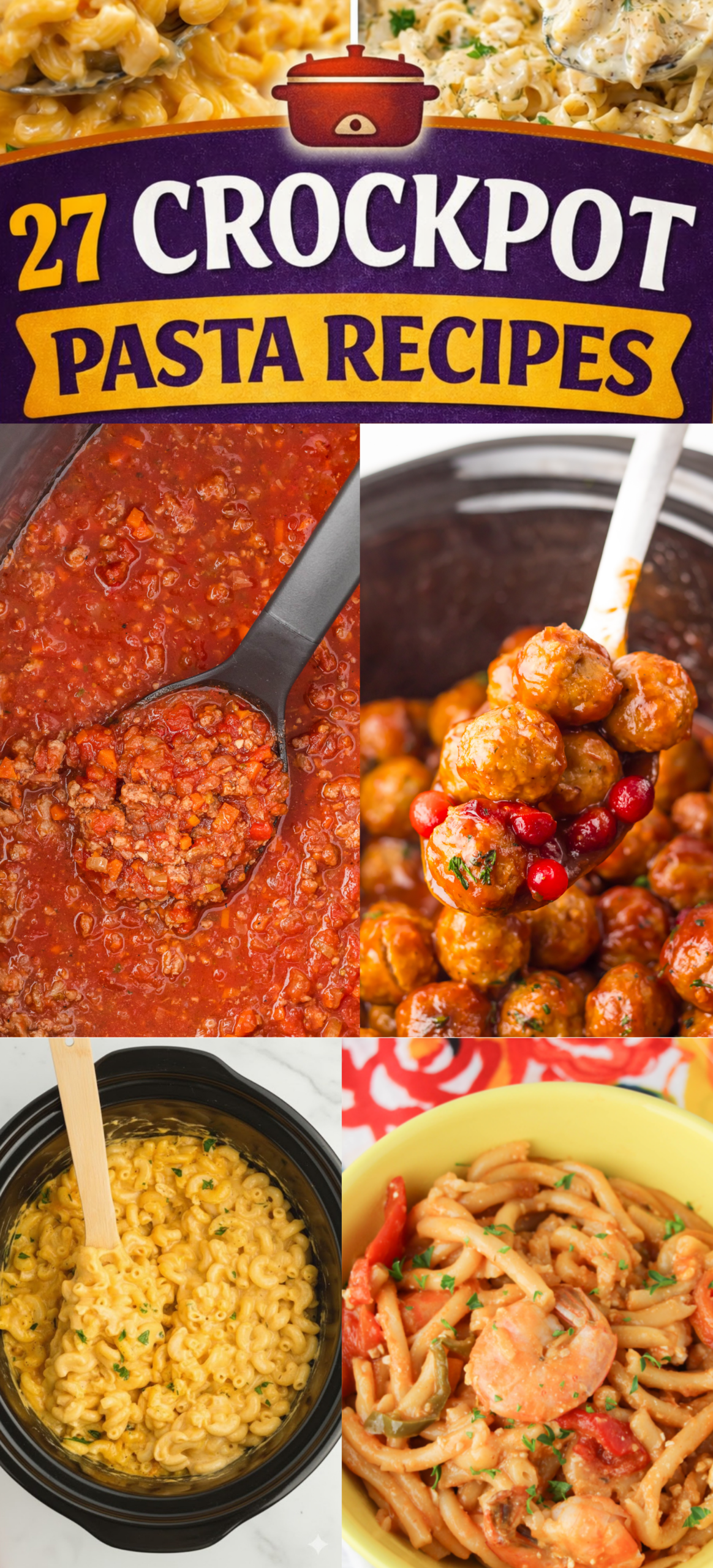 27 best easy crockpot pasta recipes