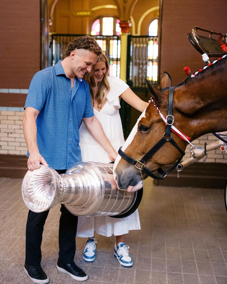 Who is Olympic hockey player Matthew Tkachuk's wife? All about Ellie ...