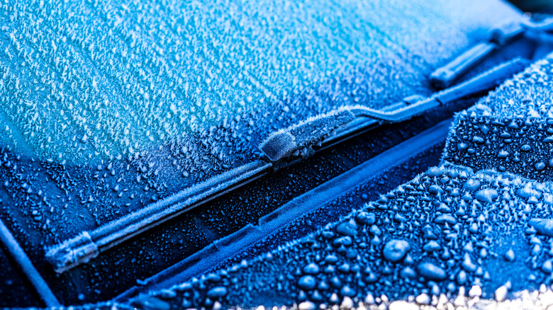 Freezing Windshield Wiper Fluid Wallpaper For Iphone