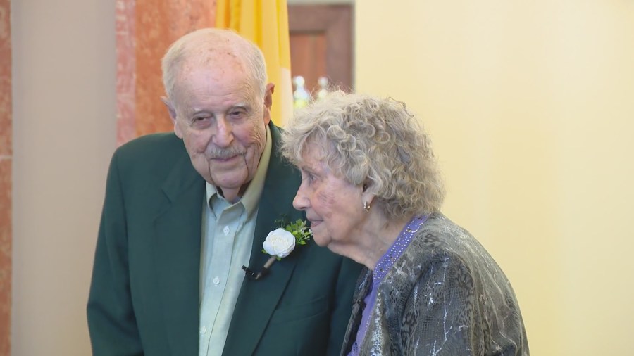 Eight suburban couples celebrate over 400 years of marriage at senior ...