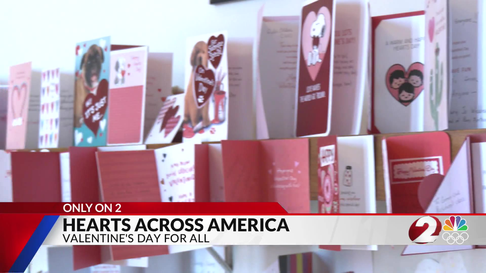 Local preschool spreading Valentine's Day joy with card collection