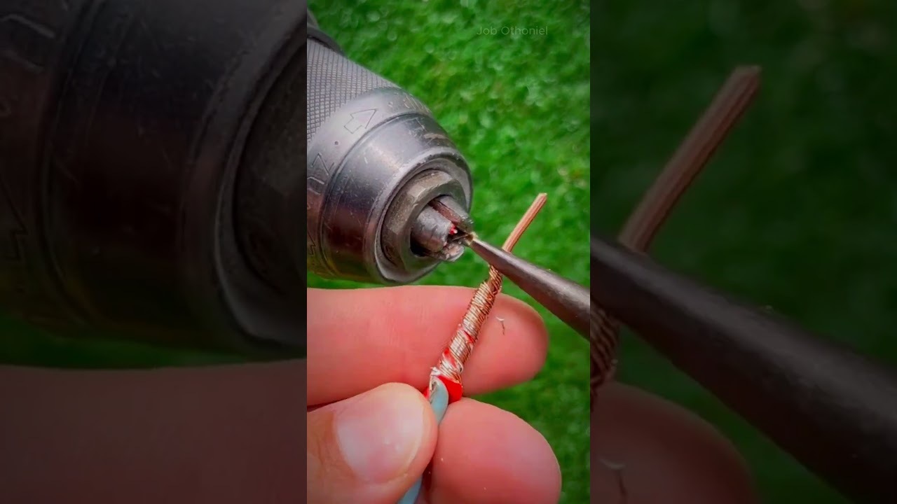 Electrician’s secret drill hack to join wires fast (so easy!)