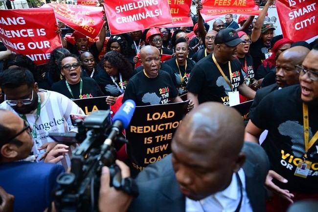 EFF leader challenges Ramaphosa's SONA, endorses SANDF's role in crime ...