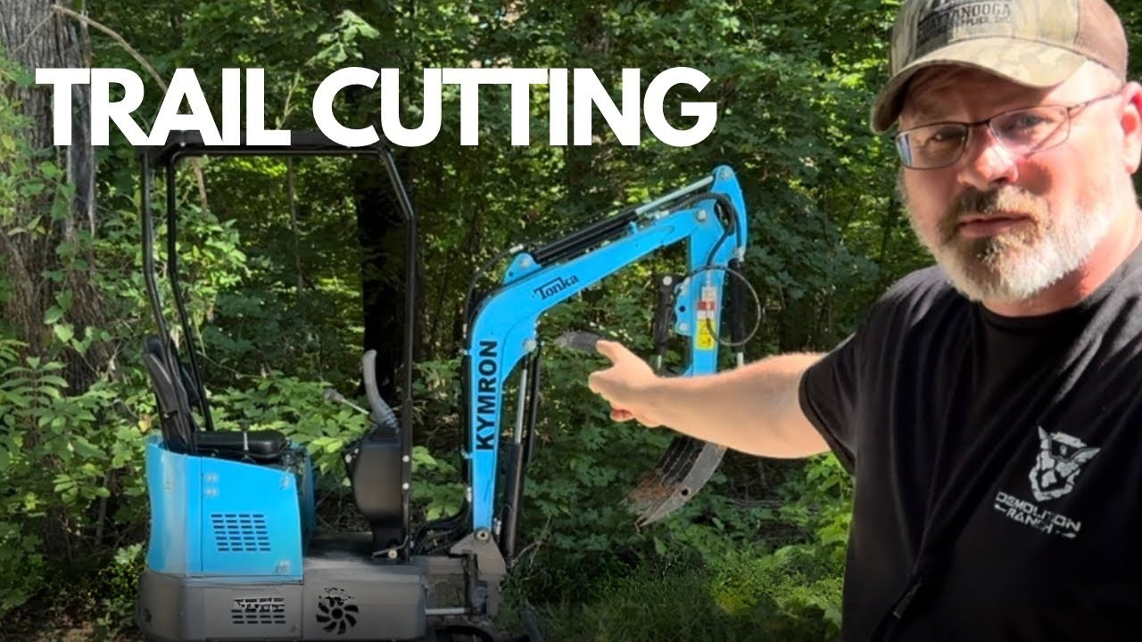 The mini excavator tricks that changed how I build trails forever