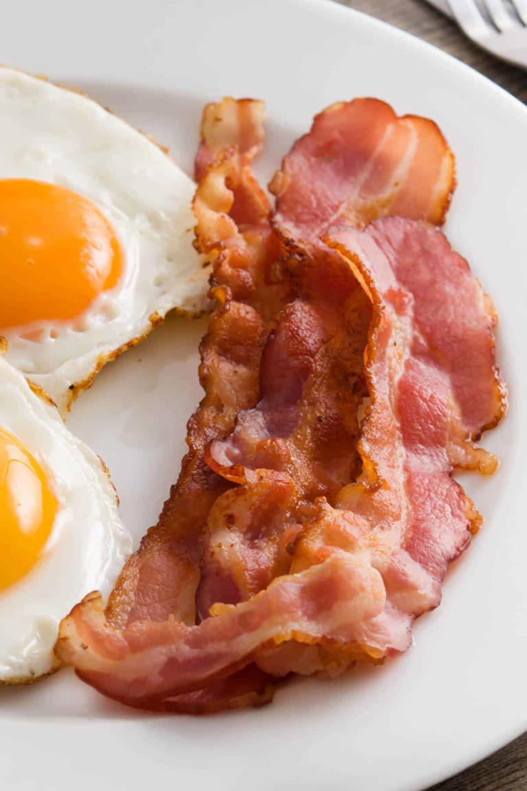 Easy air fried bacon