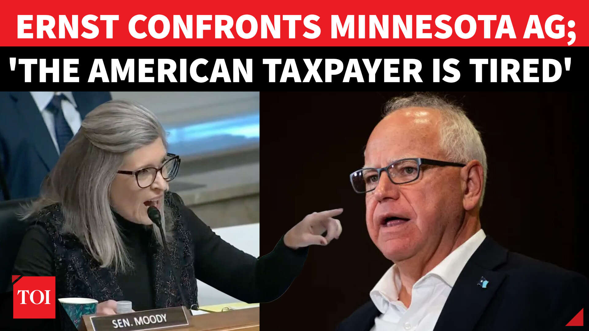 'Award Walz for massive fraud ring': Sen. Ernst goes off on Ellison ...