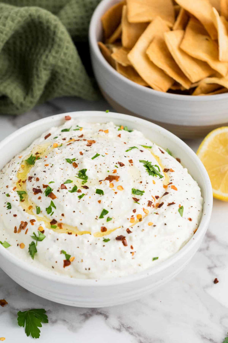 Whipped feta dip