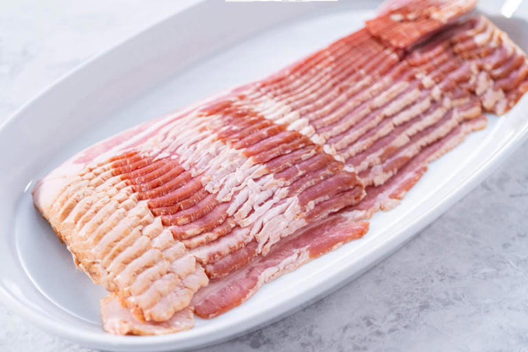 Easy air fried bacon