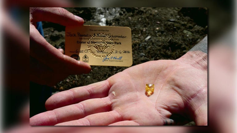 Arkansan unearths 6.03-carat diamond during livestream from Crater of ...