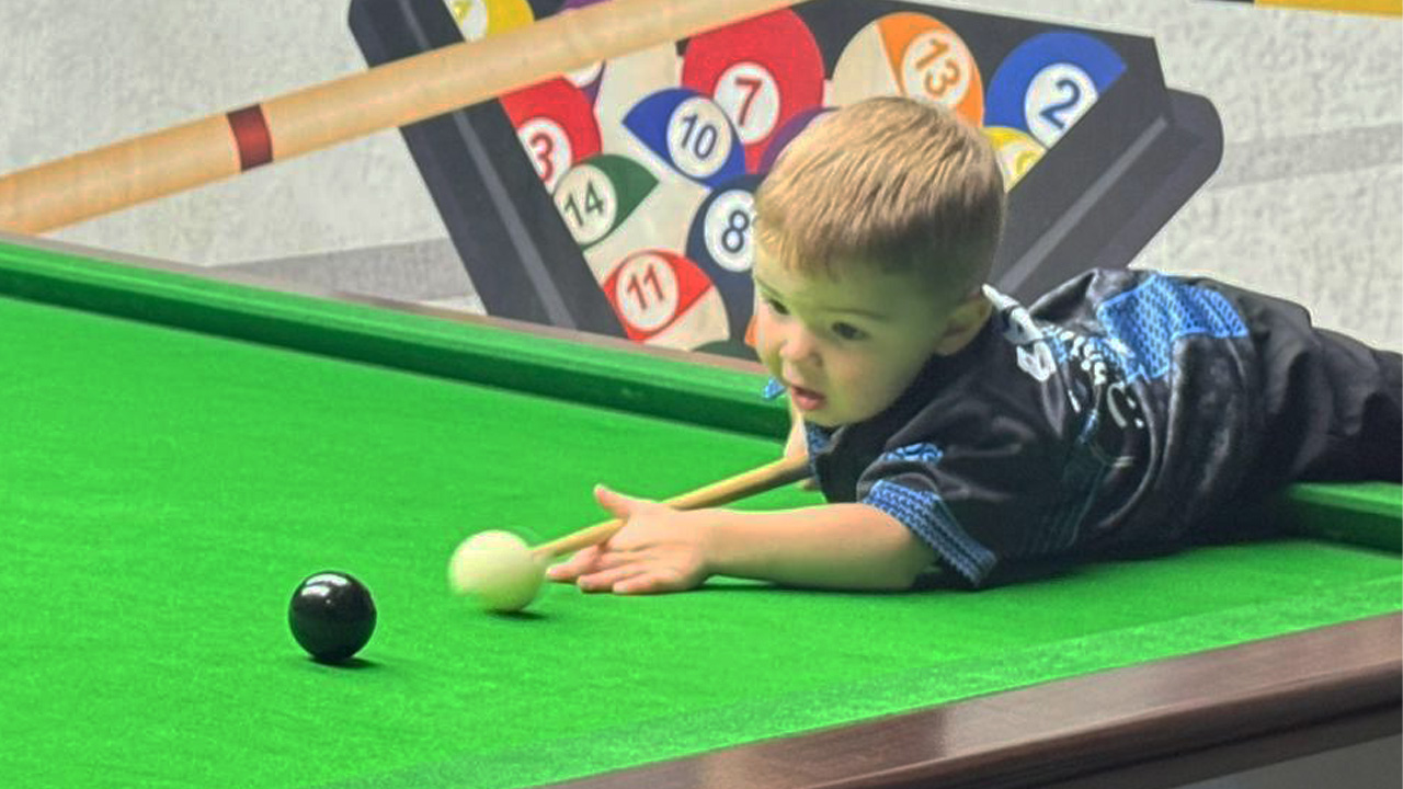 Toddler snooker prodigy breaks two world records before turning three