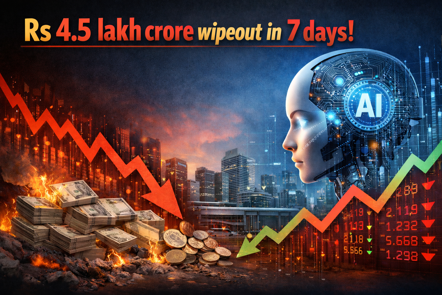 Rs 6 lakh crore wipeout in 8 days! Is AI rewriting the rules for $250 ...