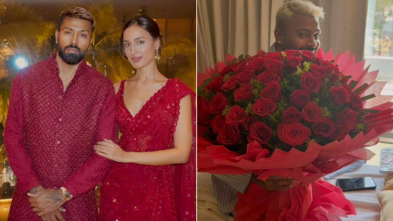 Hardik Pandya's girlfriend Mahieka refers to him as the 'man of my life ...