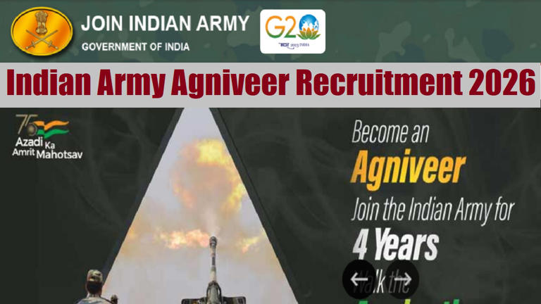 Indian Army Agniveer recruitment 2026 notification released for 25000 ...