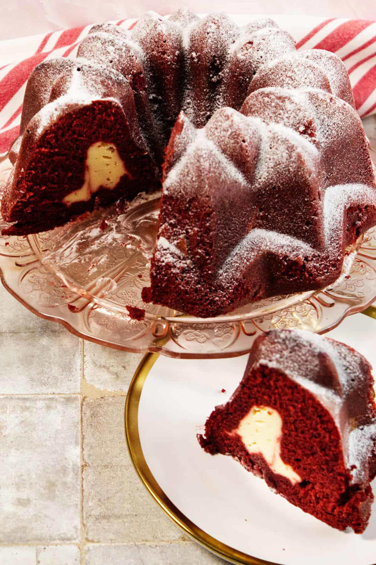 Red velvet bundt cake