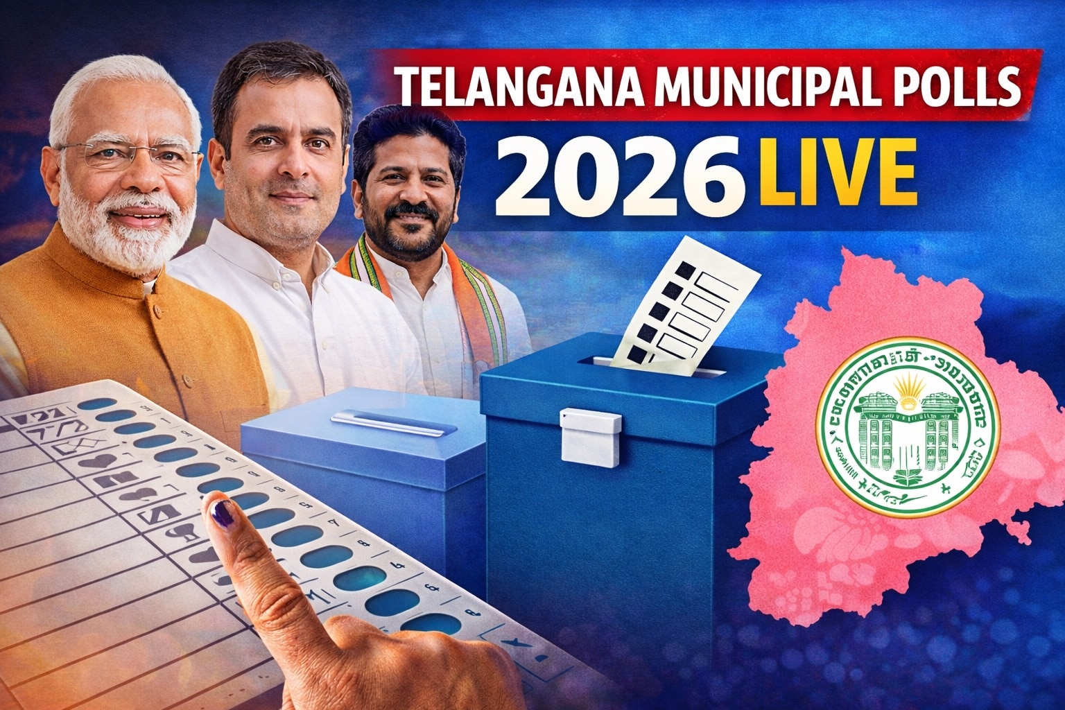 Telangana municipal election results 2026 LIVE winners list: Congress ...
