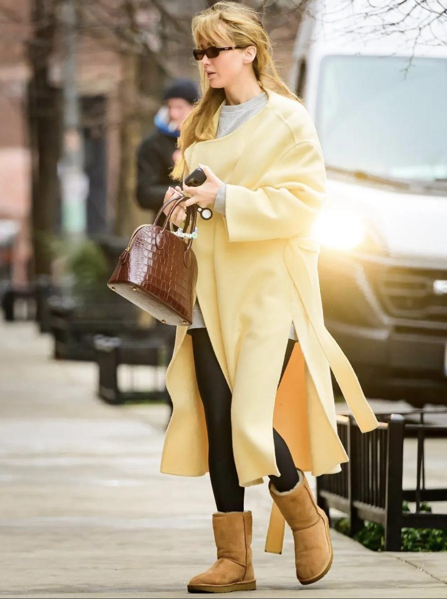 JLaw's latest look signals the UGG boots trend 2026 is leading winter ...