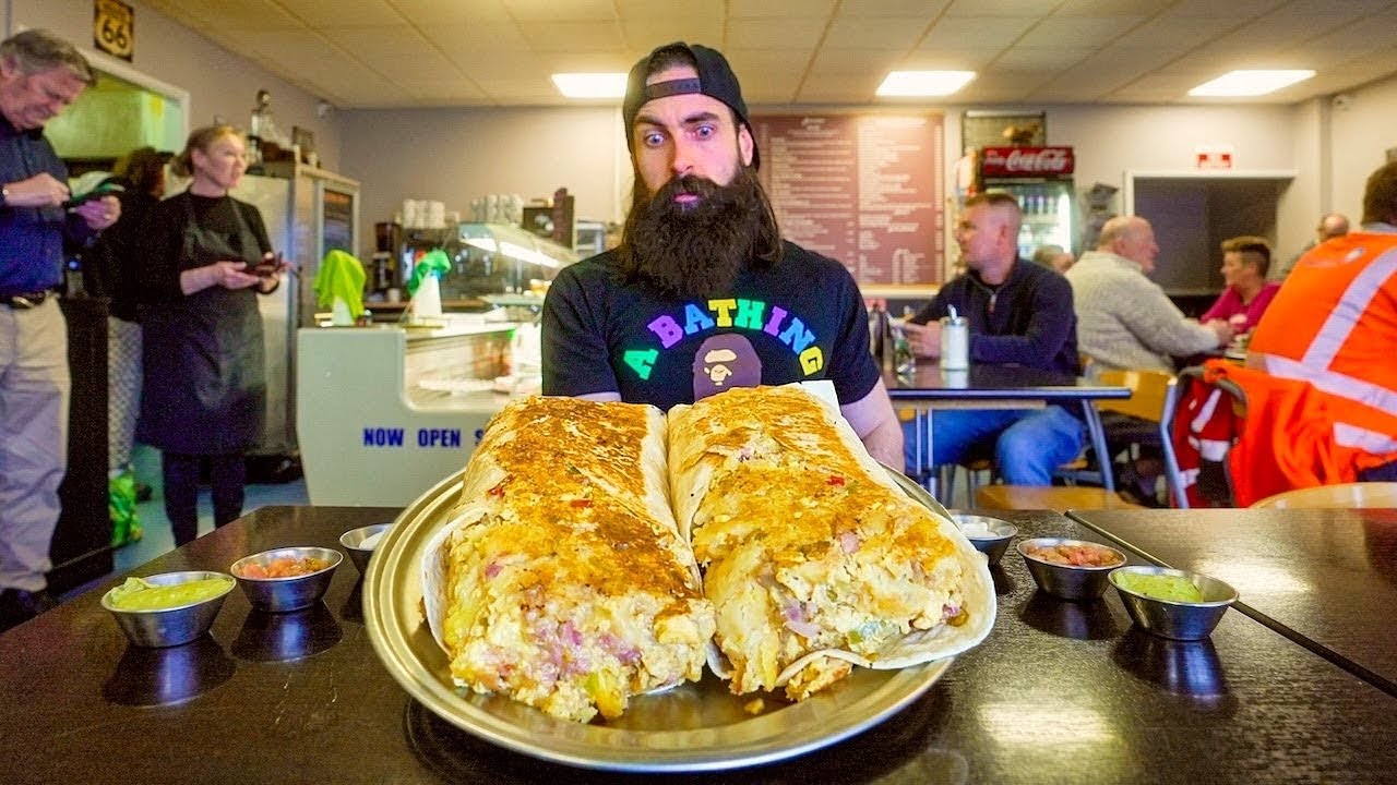 Win the cash jackpot if you can finish this giant burrito quick enough ...