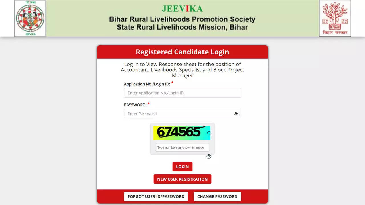 BRLPS Jeevika response sheet 2026 login link activated for BPM ...