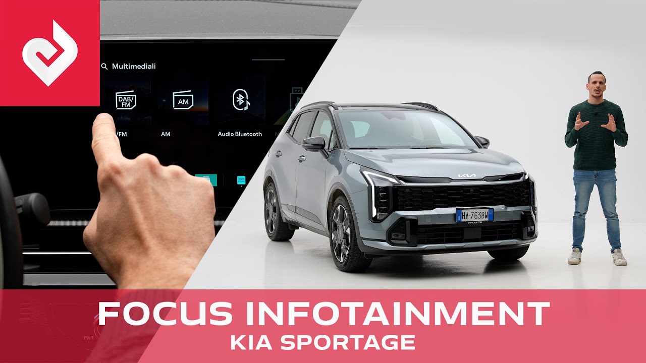 Tutorial infotainment Kia Sportage - come si usa, funzioni. La guida