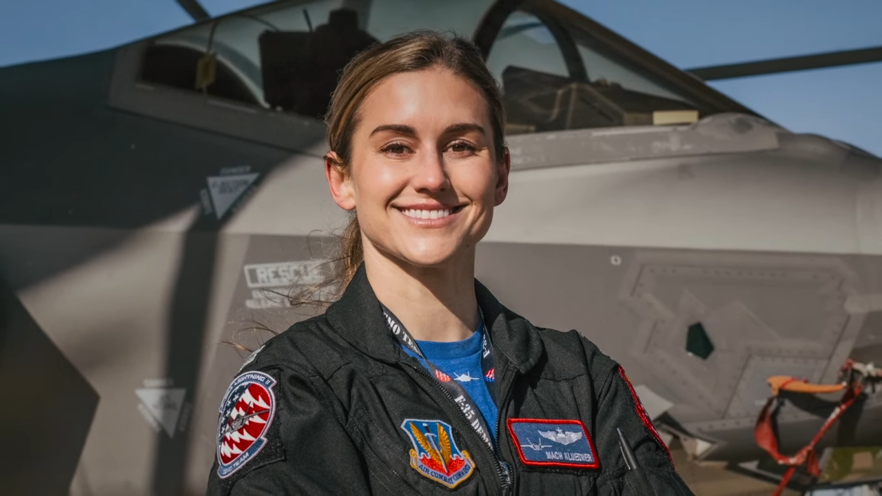 How this woman pilot became the face of the F-35A demo team