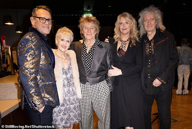 Rod Stewart and his wife Penny Lancaster attend the EPIC: Elvis Presley ...