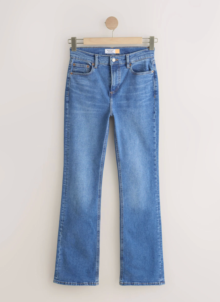 Next's £28 bootcut jeans are so comfy, they feel like leggings - and it ...