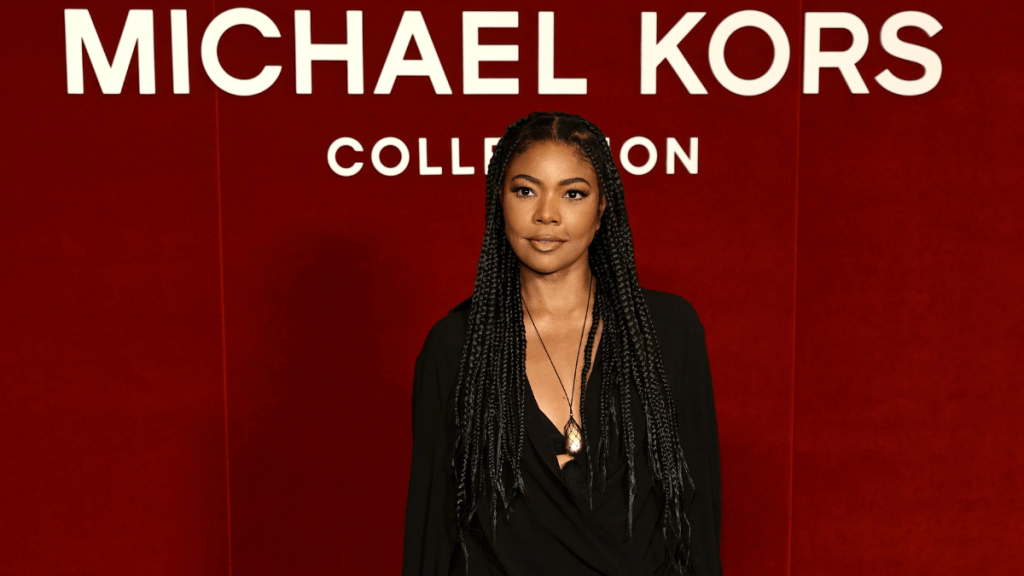 Gabrielle Union won't quit peekaboo bra trend at Michael Kors NYFW show