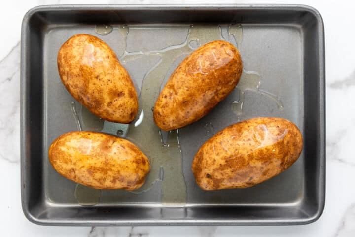 Easy twice baked potatoes