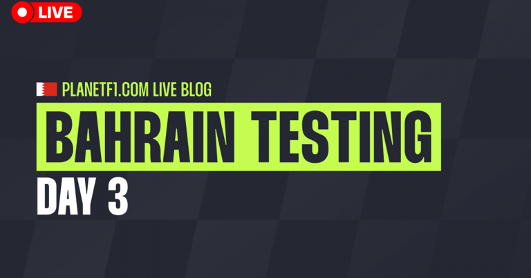 F1 testing live: Day 3 updates in final running of first Bahrain test