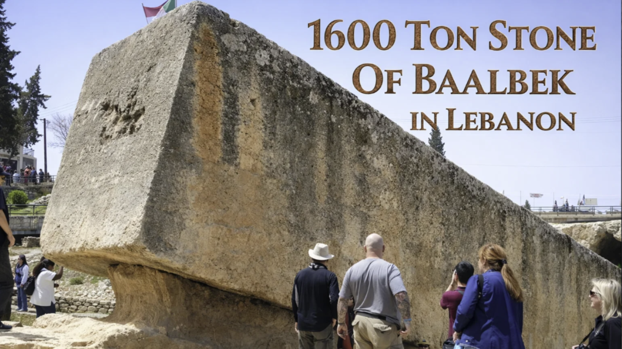 Baalbek megalithic quarry: 1,600-ton giant stone fully revealed in Lebanon