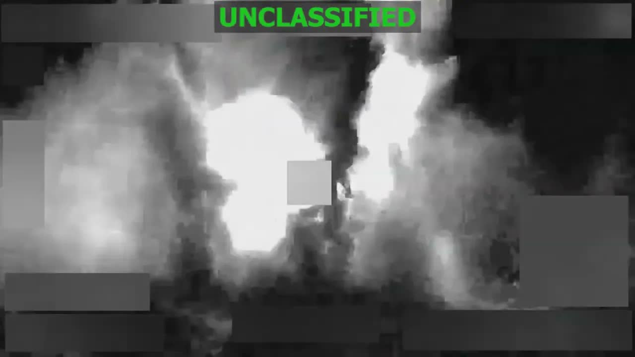 Unclassified footage of terrorist vessels being destroyed by the US Navy