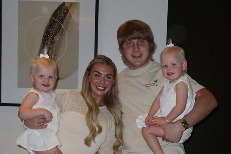 Paddy Pimblett enjoys special family time with wife and twins